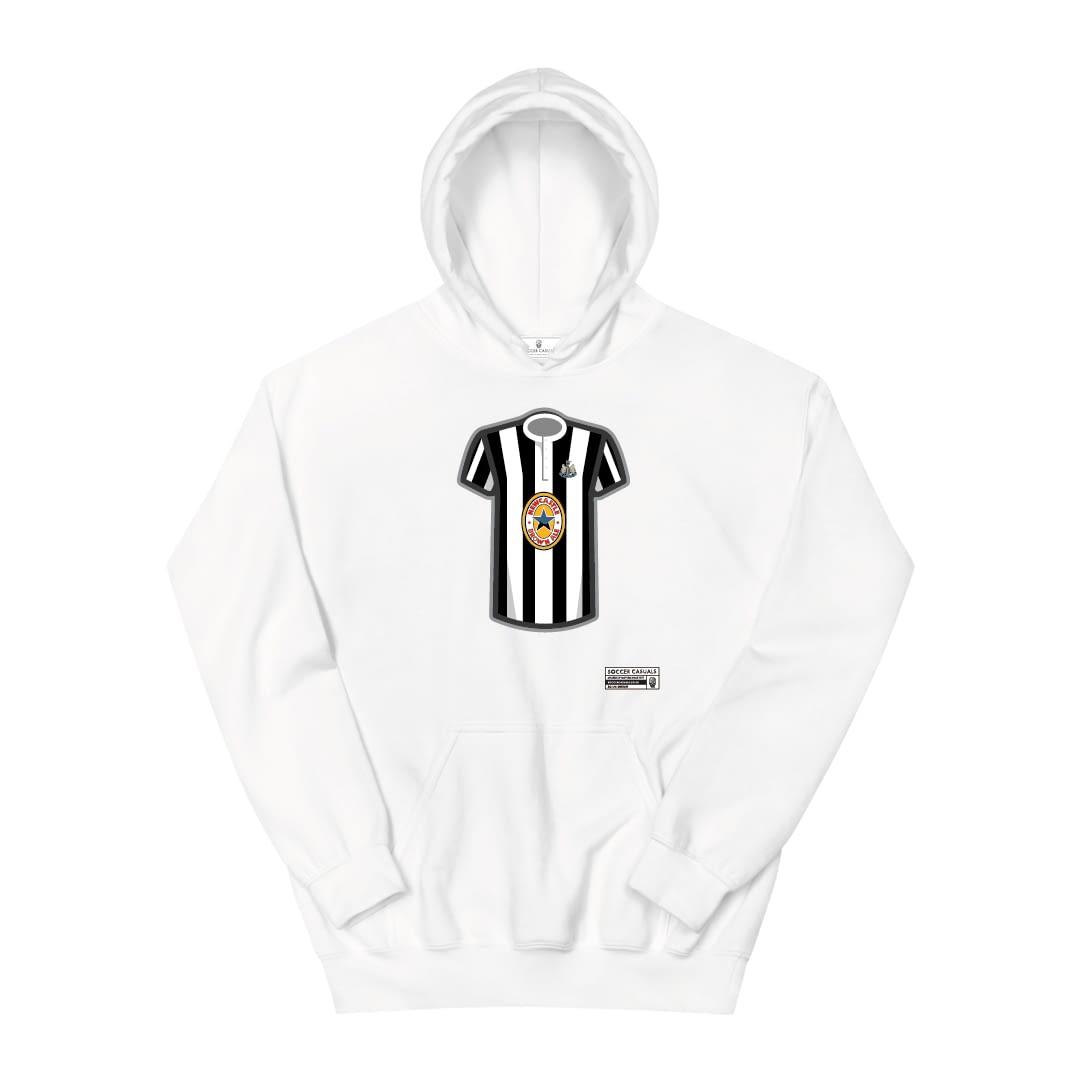 Newcastle United Classic Shirt Hoodie - Ultras FC